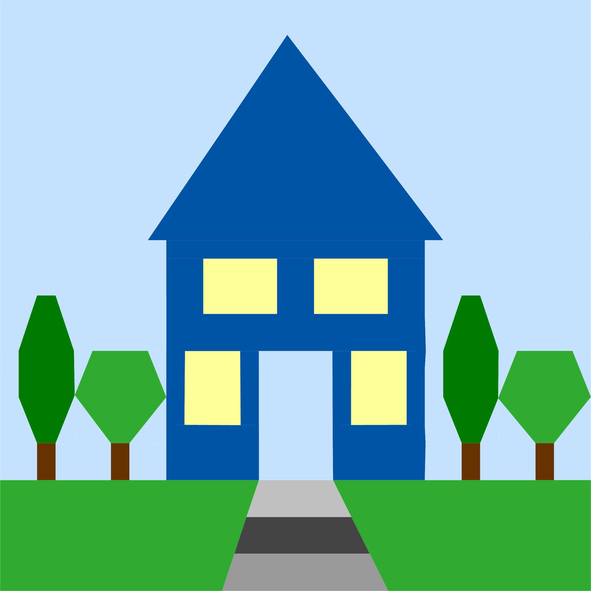 House on the Block | FPP Pattern PDF – San Diego Sewn