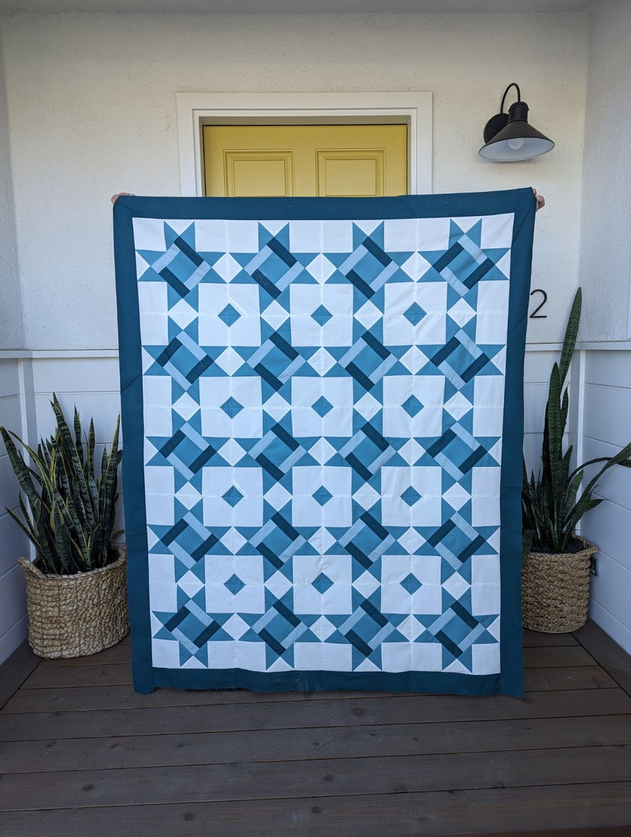 Trellis Stars Quilt Pattern- PDF – San Diego Sewn