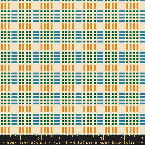 Geometry Parallel in Jade | half yard – San Diego Sewn