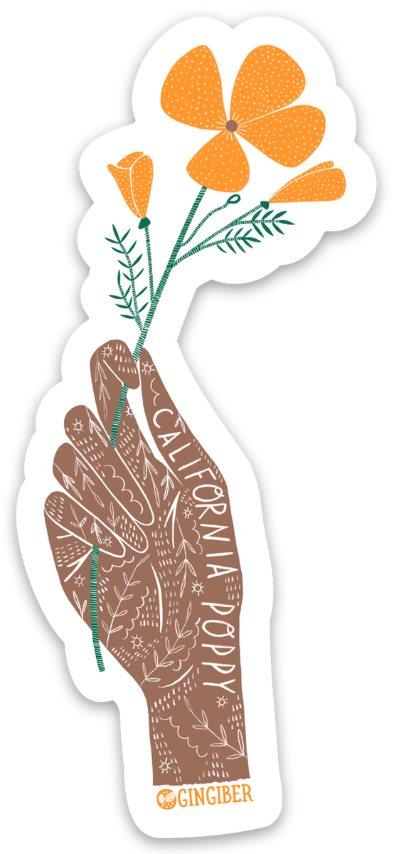 California State Flower Sticker – San Diego Sewn