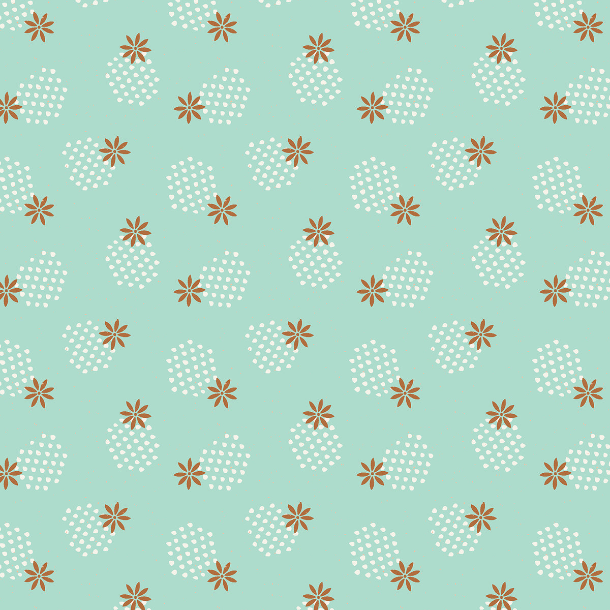 Spritely Sprouts- Mint | by the half yard – San Diego Sewn